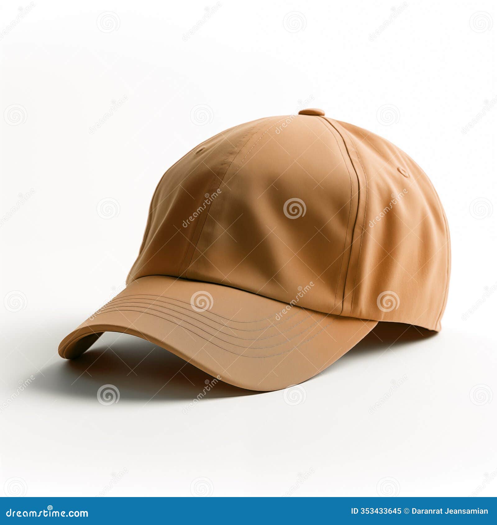 Cap Side View on a White Background. Stock Illustration - Illustration ...