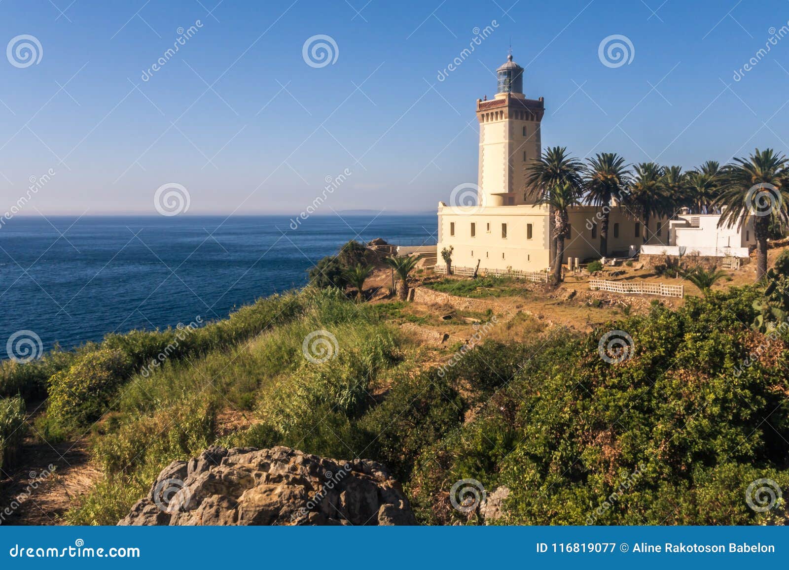 Cap Spartel image stock. Image du architecture, maghreb - 116819077