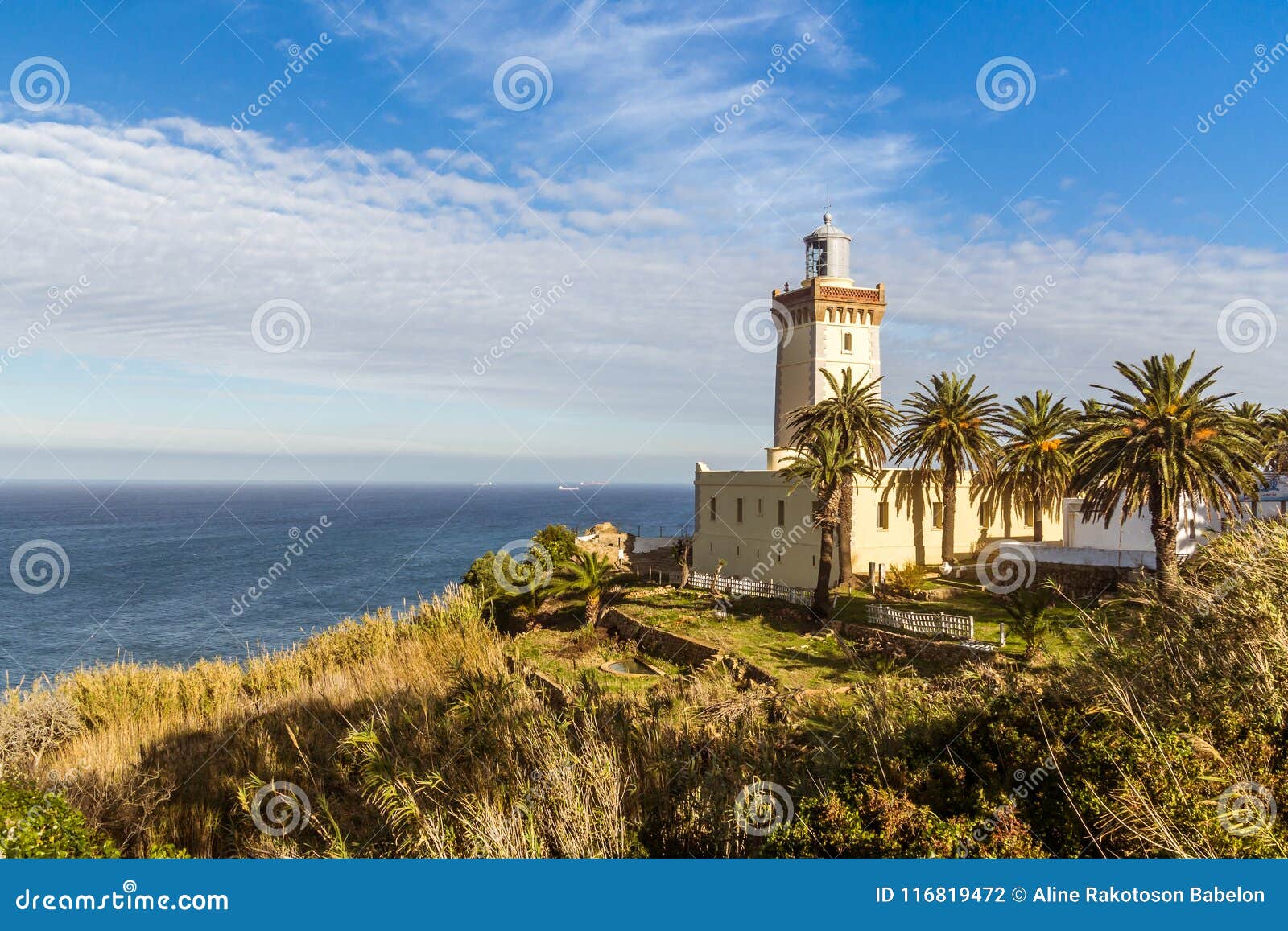Cap Spartel photo stock. Image du infrastructure, musulmans - 116819472