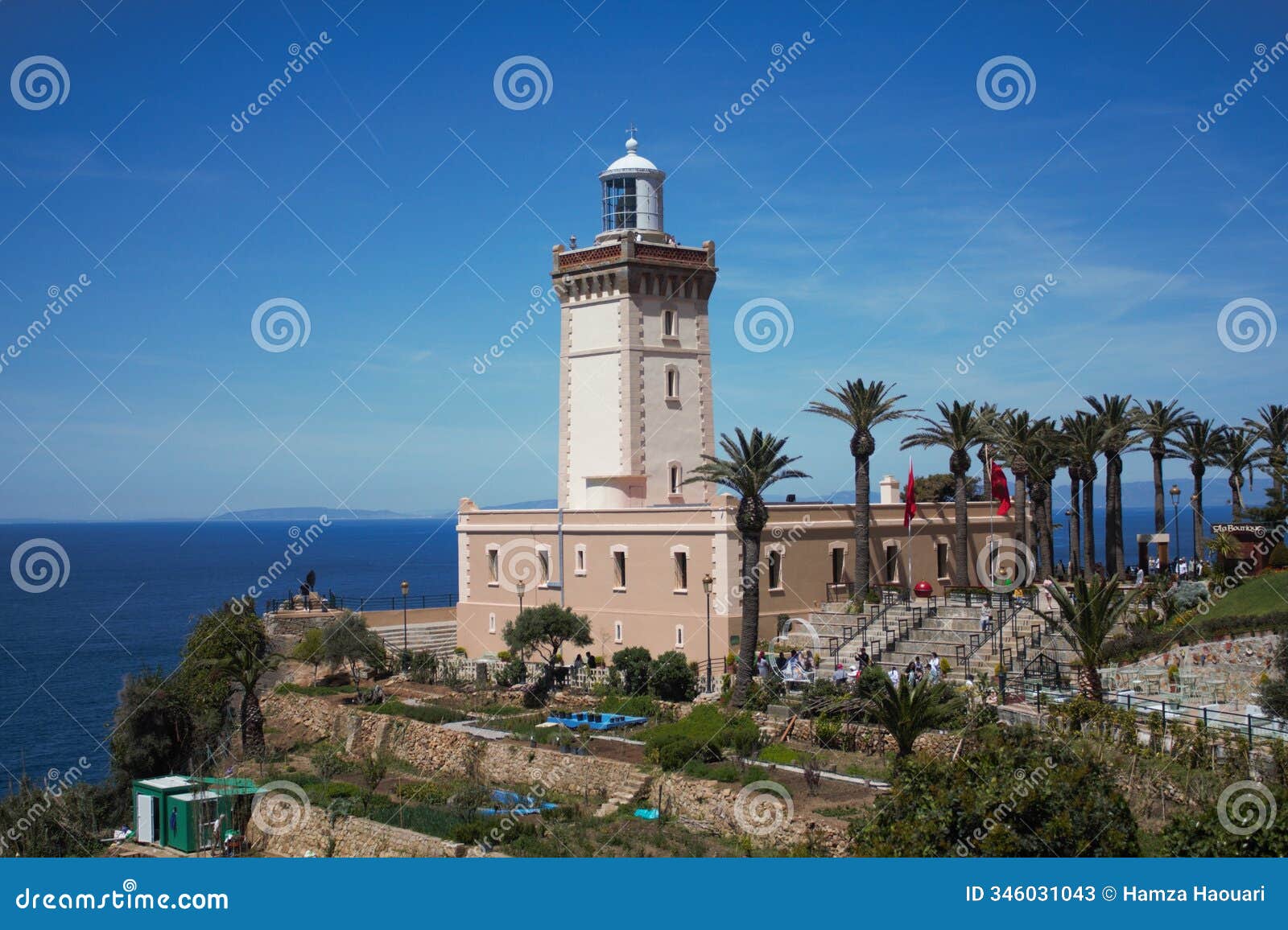 Cap Spartel Lighthouse in Tangier Morocco Editorial Stock Photo - Image ...