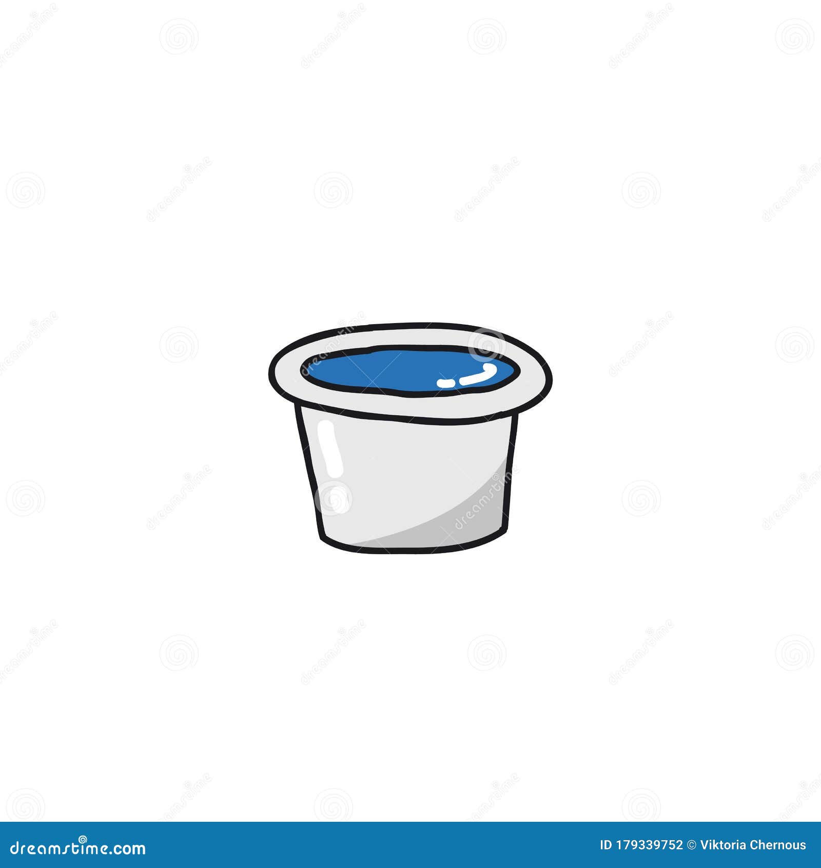 Cap for Tattoo Ink Doodle Icon Stock Illustration - Illustration of ...