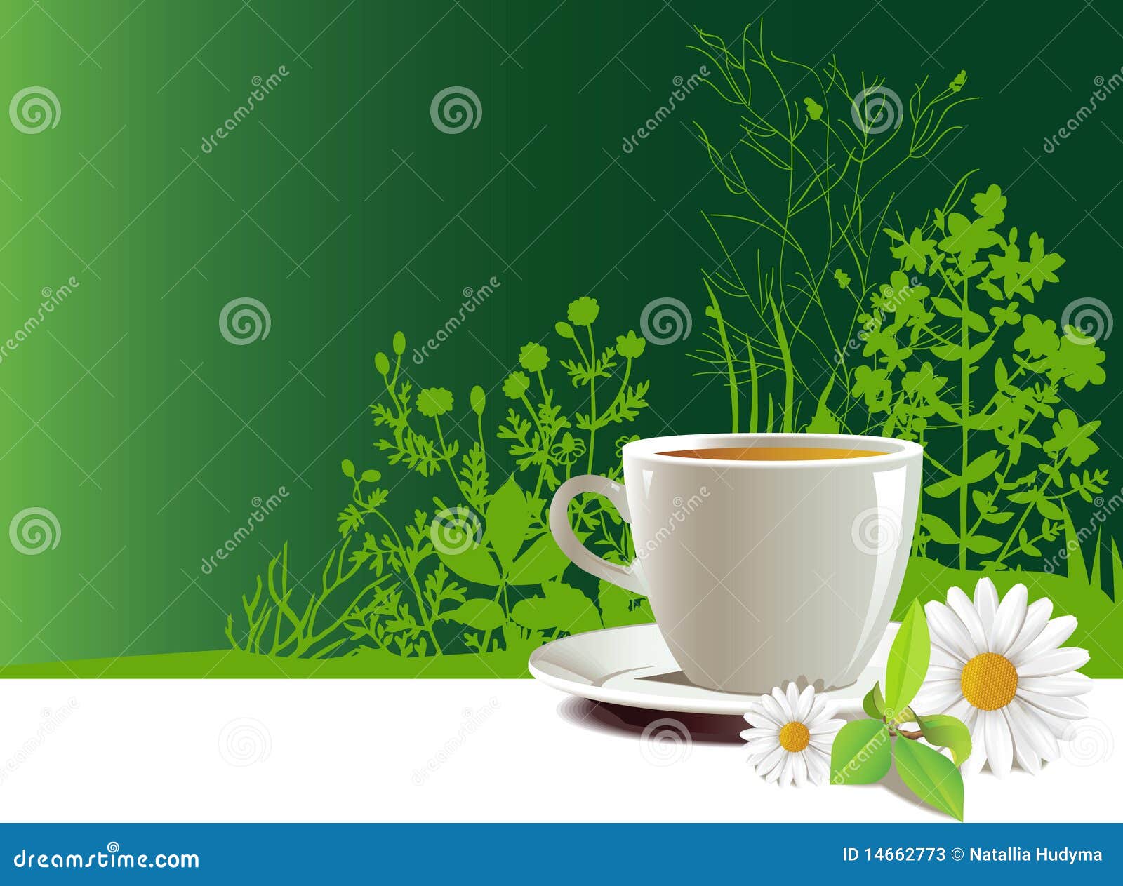 Cap of tea. stock vector. Illustration of lifestyle, heat - 14662773