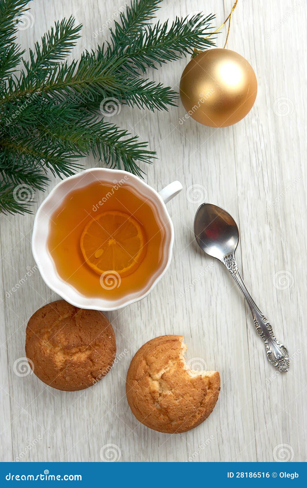 Cap of tea stock photo. Image of dessert, christmas, spruce - 28186516