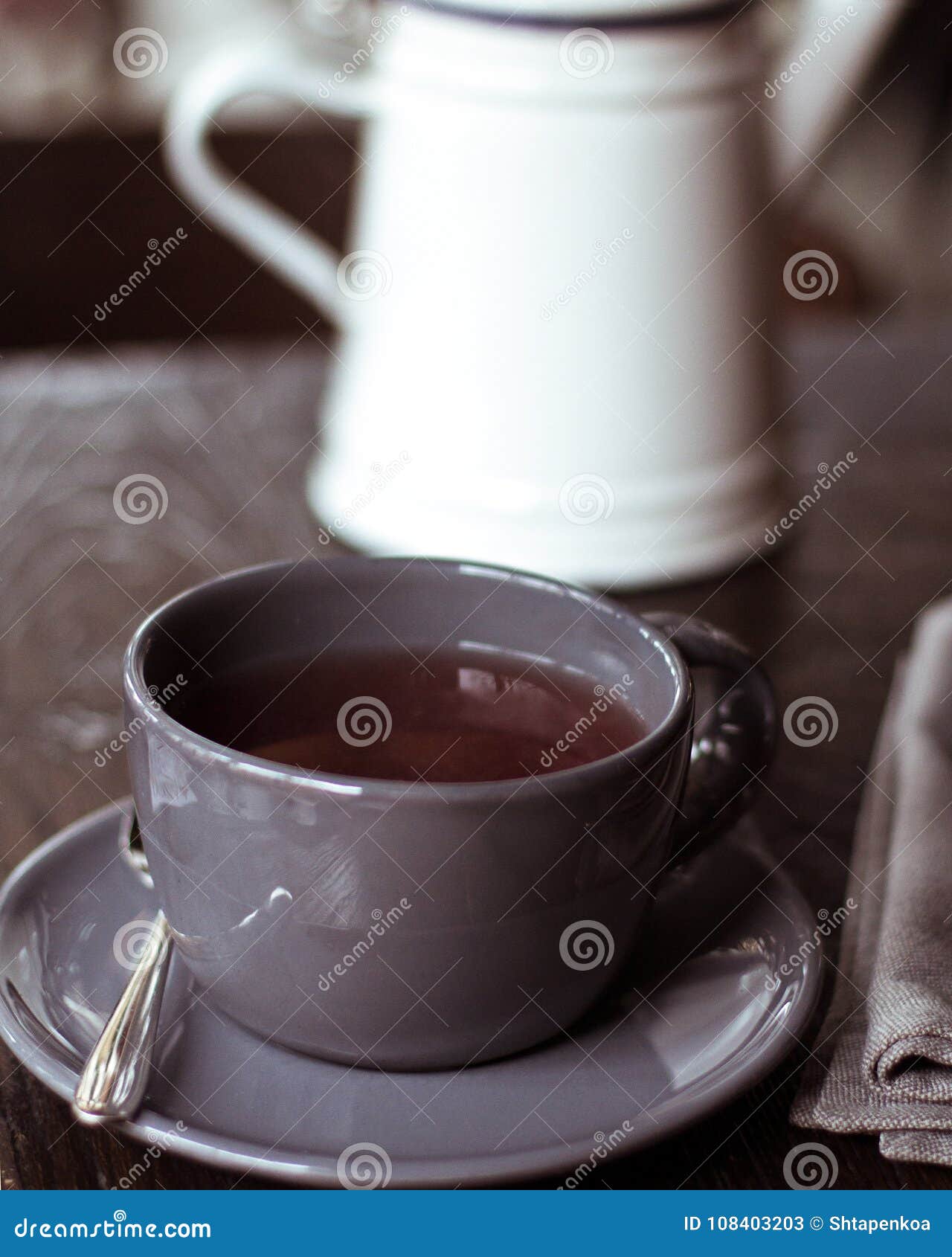 A cap of tea stock image. Image of herbal, aromatic - 108403203