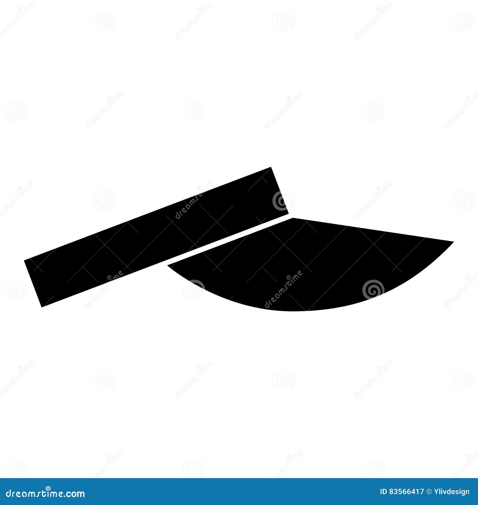 Cap without Top Icon, Simple Style Stock Vector - Illustration of ...