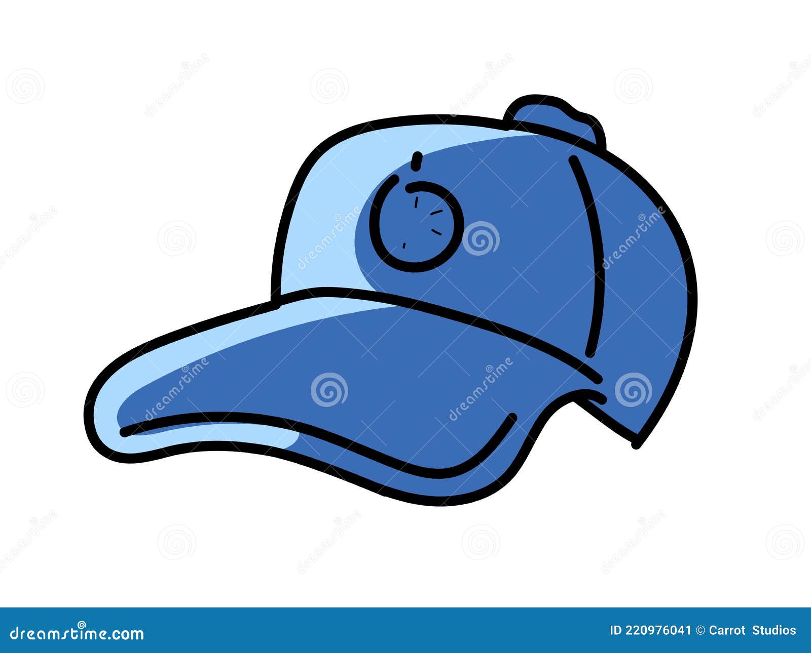 Cap Vector Sports Cap Illustration Stock Vector - Illustration of ...