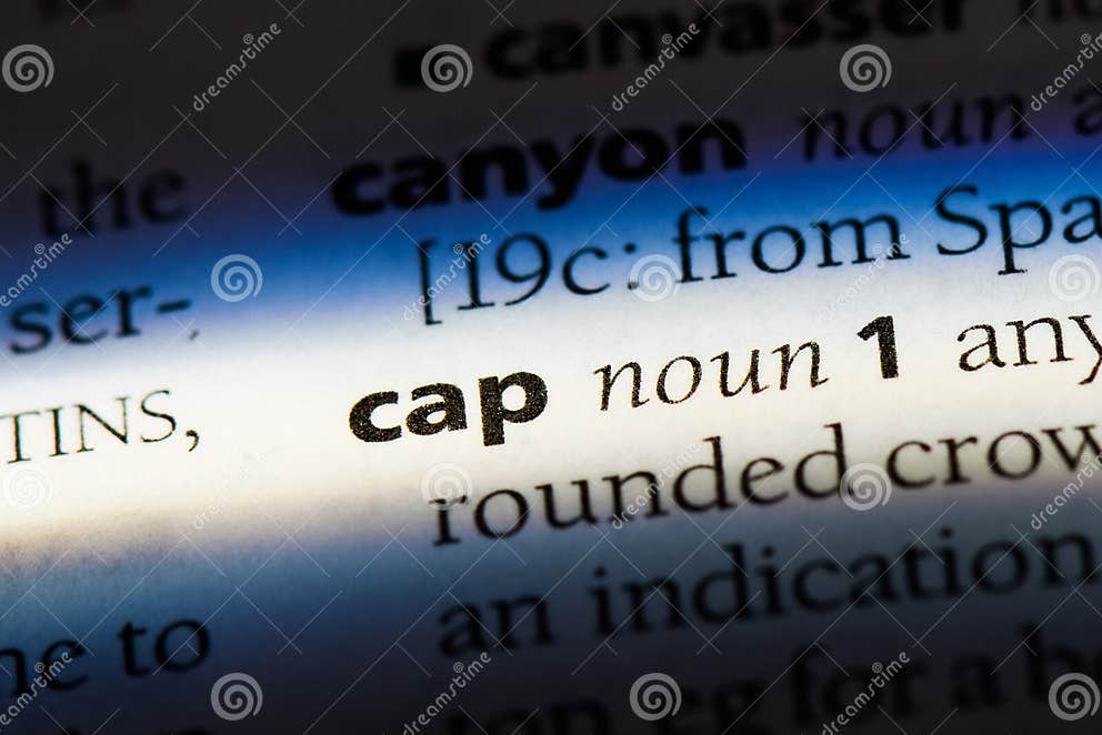 Cap stock image. Image of paper, closeup, concept, page - 114405801