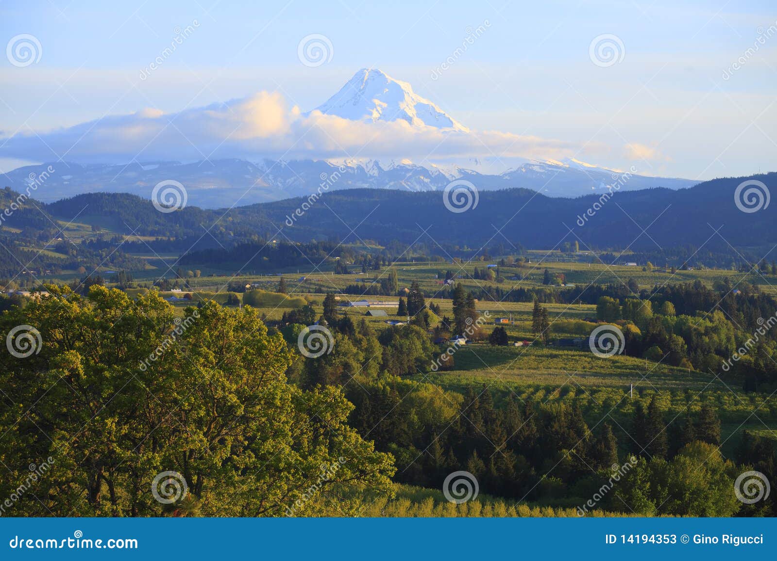 Capa River Valley OU. & Capa Do Mt. Imagem de Stock - Imagem de pomares ...