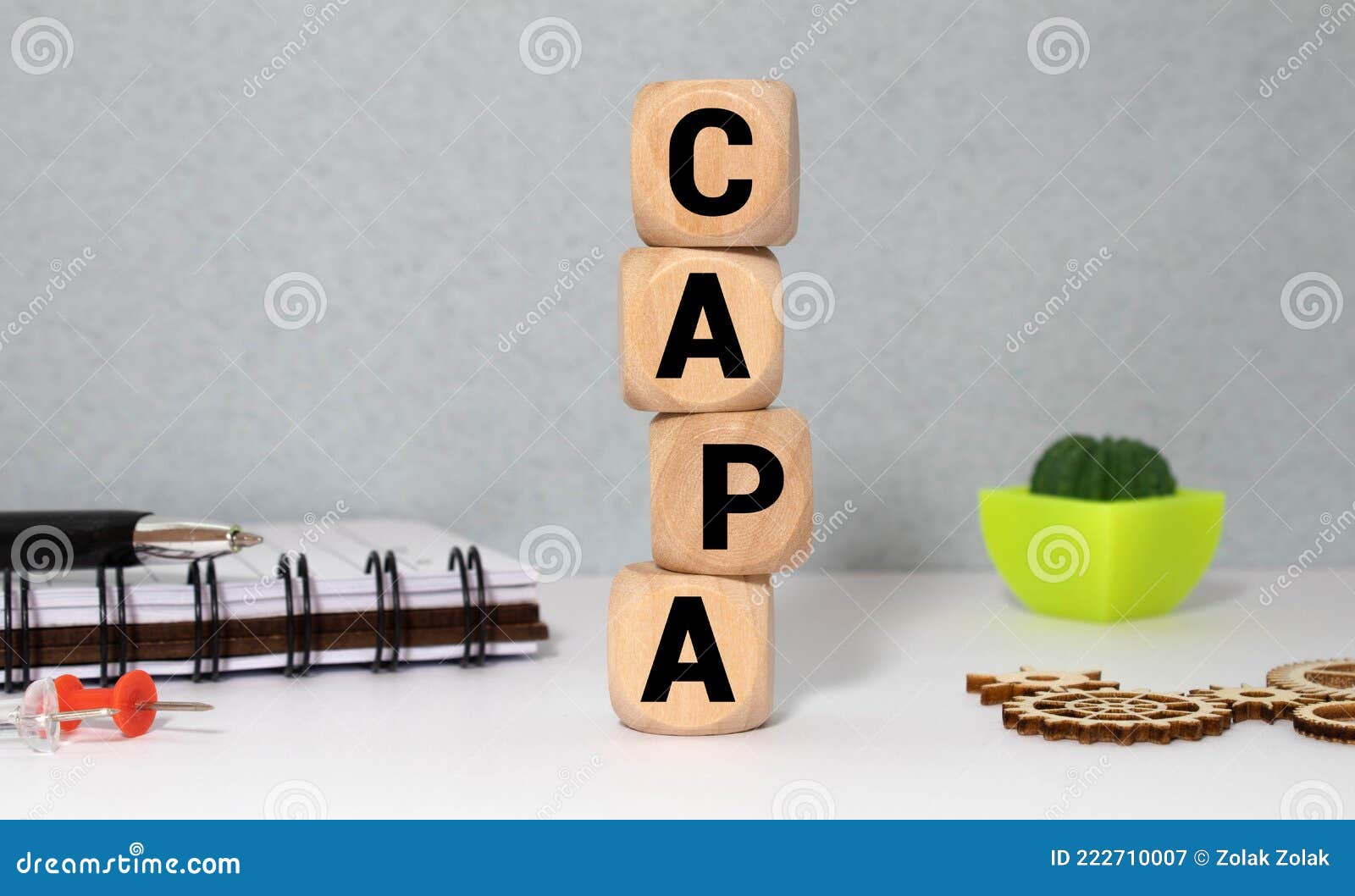 CAPA Word Made with Building Blocks, Business Concept Stock Image ...