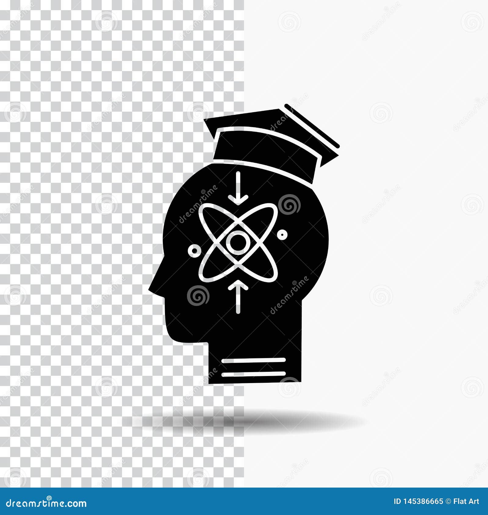 Capability, Head, Human, Knowledge, Skill Glyph Icon on Transparent ...