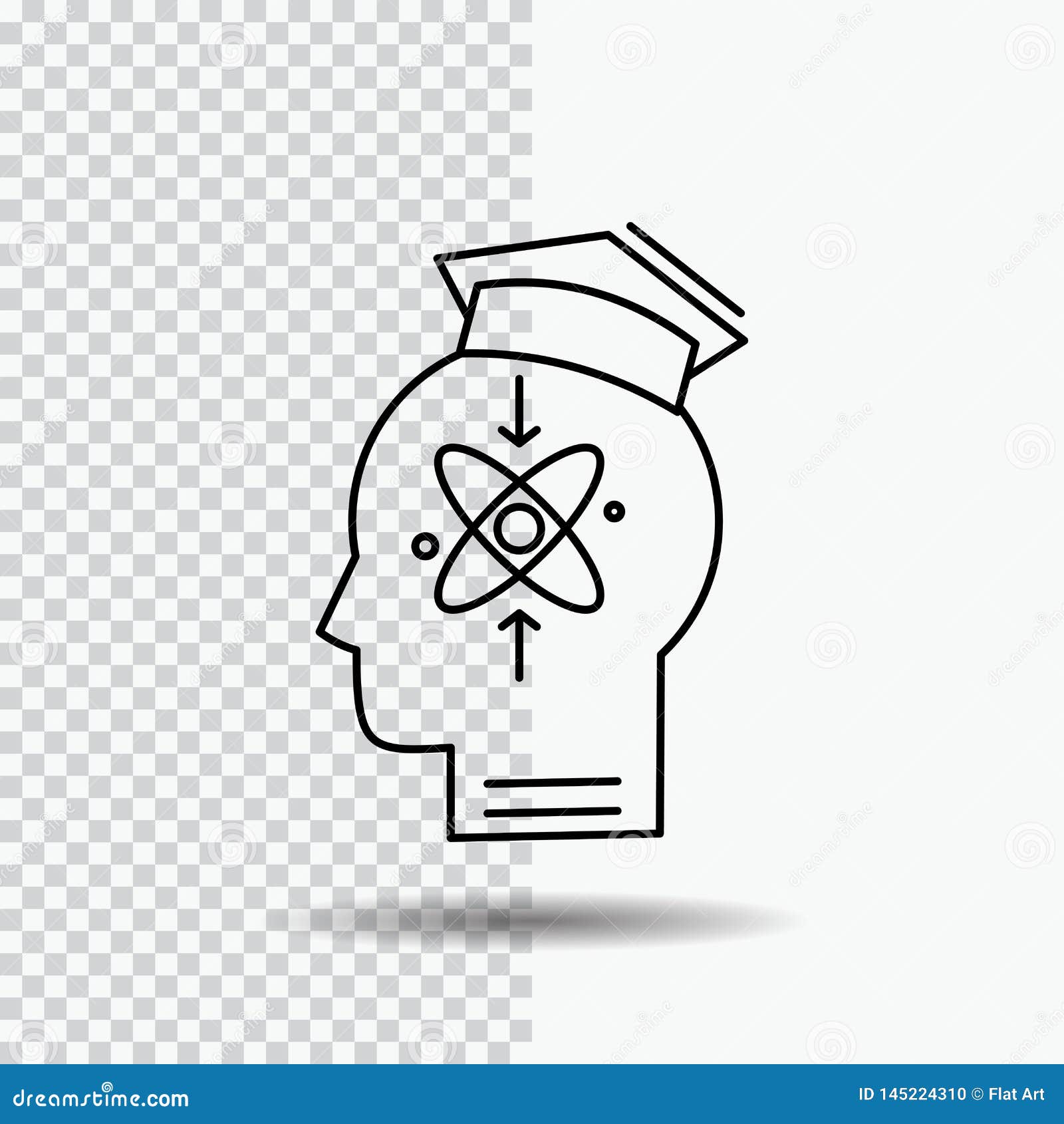 Capability, Head, Human, Knowledge, Skill Icon. Line Vector Gray Symbol ...