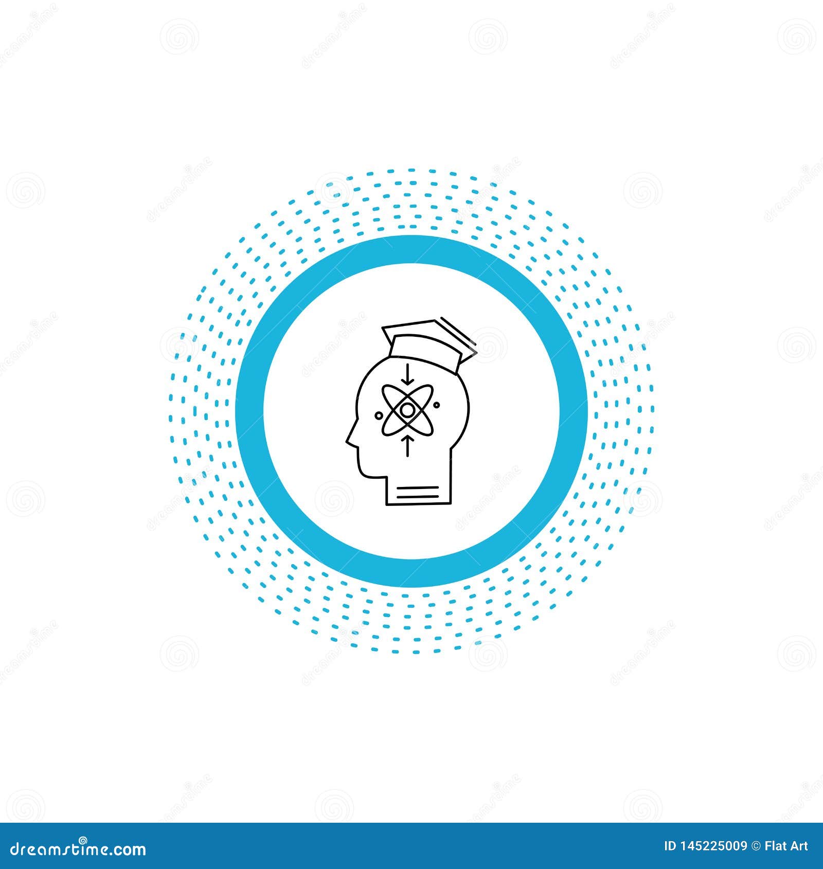 Capability, Head, Human, Knowledge, Skill Line Icon. Vector Isolated ...