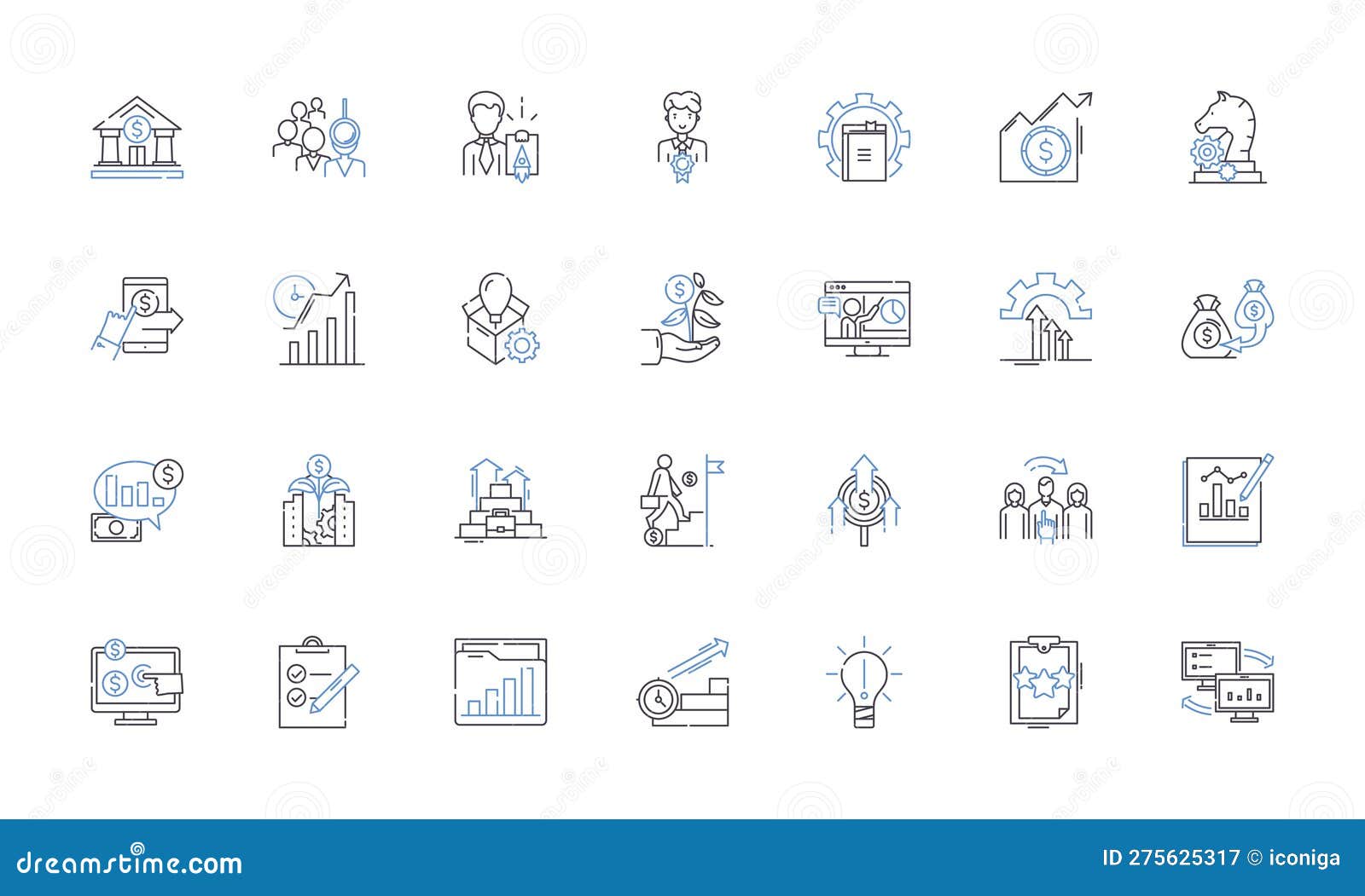 Capability Line Icons Collection. Aptitude, Expertise, Proficiency ...