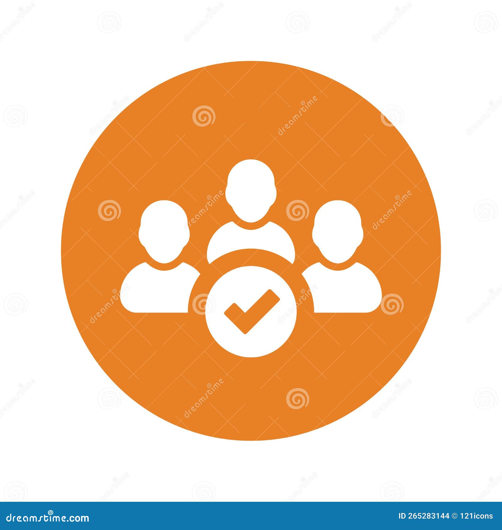 Capable, Deserving, Eligible Icon. Orange Color Vector EPS Stock ...