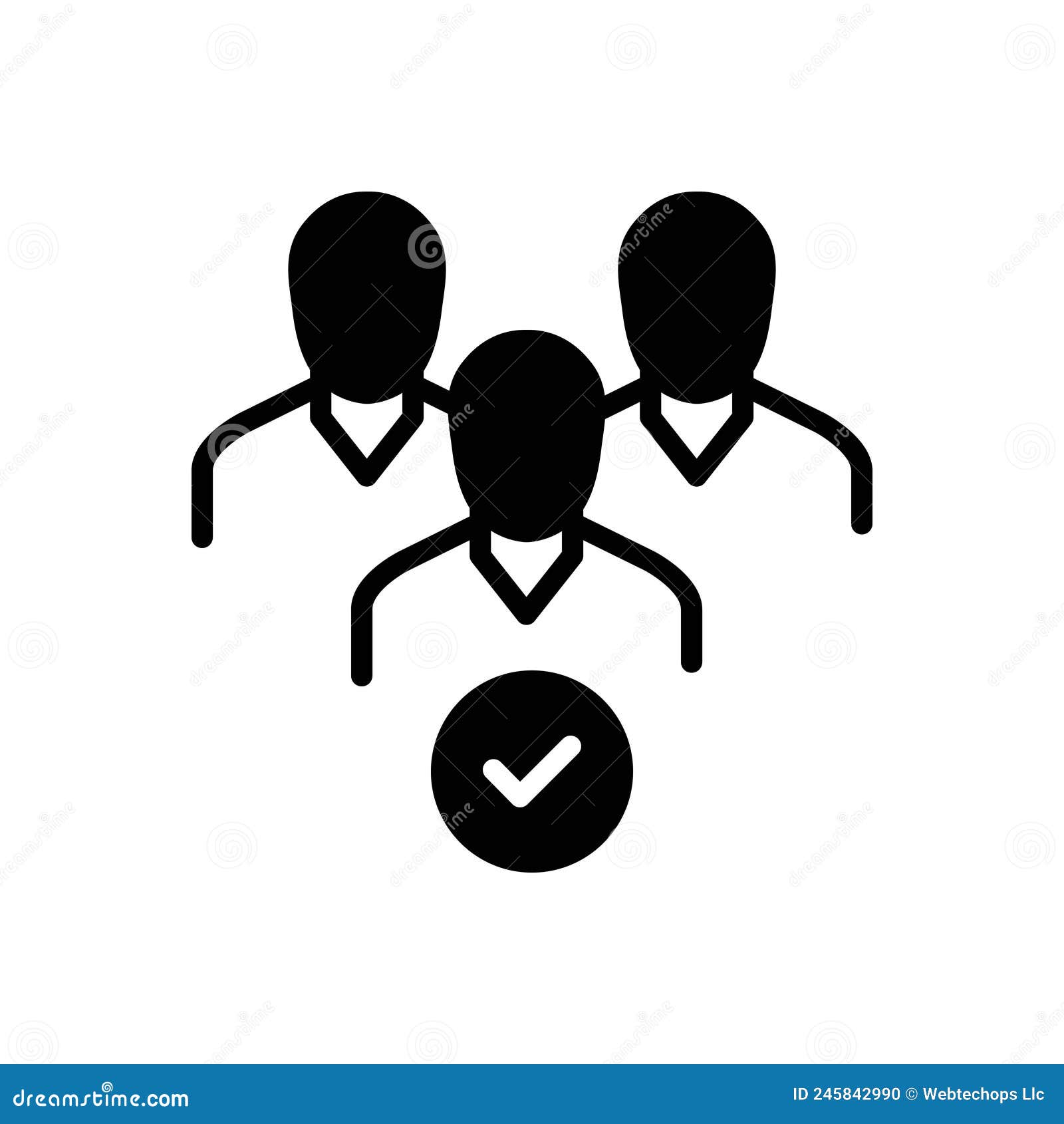 Black Solid Icon for Capable, People and Competent Stock Vector ...