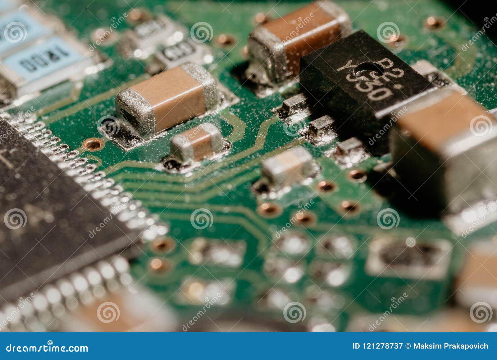 Capacitor stock image. Image of disk, drive, chip, closeup - 121278737