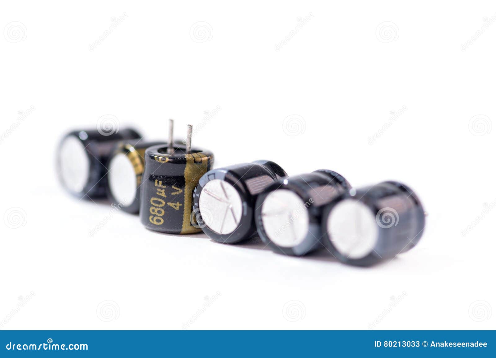 Capacitor stock image. Image of capacitor, color, metal - 80213033