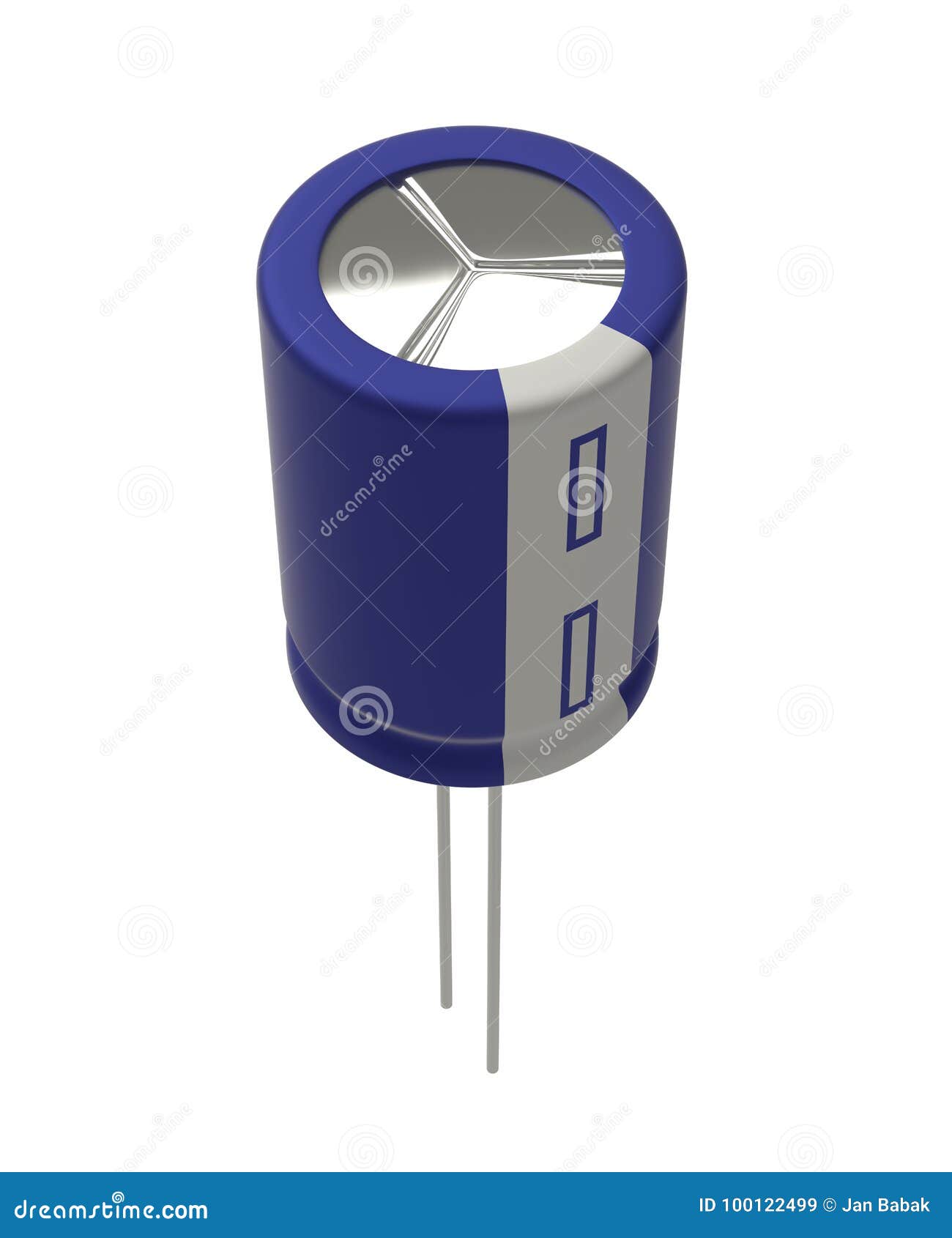 Capacitor stock illustration. Illustration of clear - 100122499