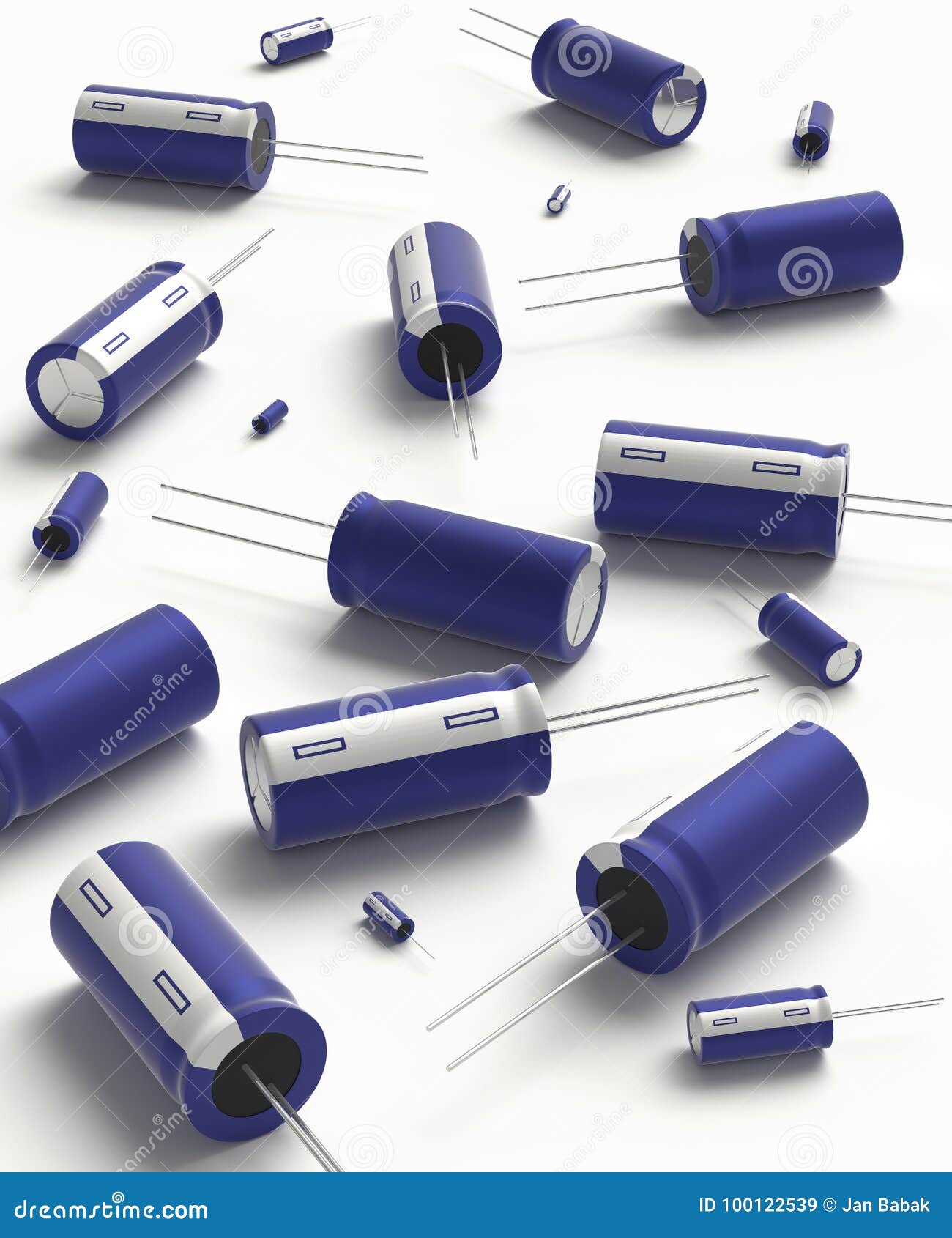 Capacitor stock illustration. Illustration of connection - 100122539