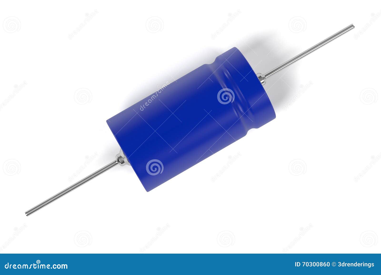 Capacitor electronic part stock illustration. Illustration of ...