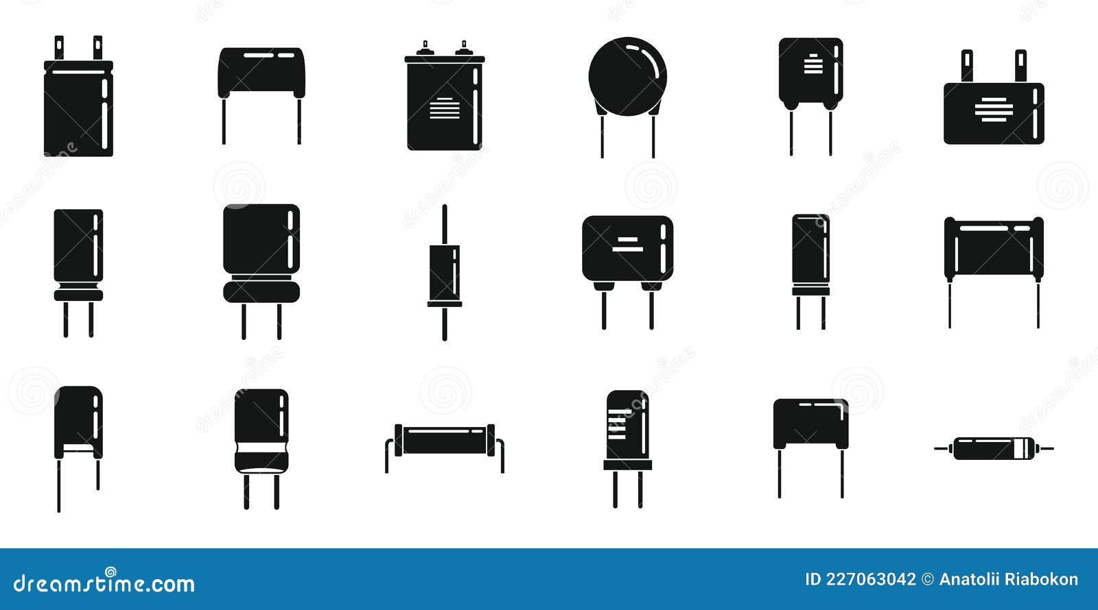 Polyester Capacitor Symbol