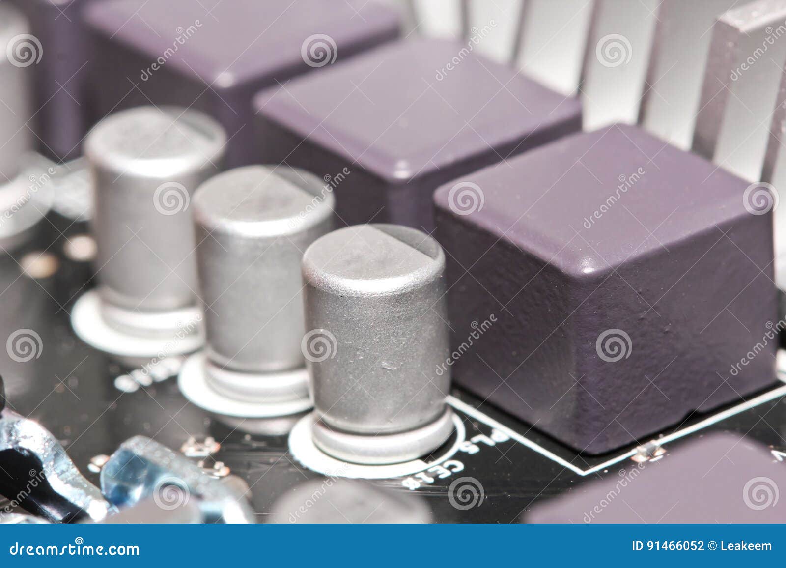 Capacitor Semiconductor Components Stock Photo - Image of manufacturing ...