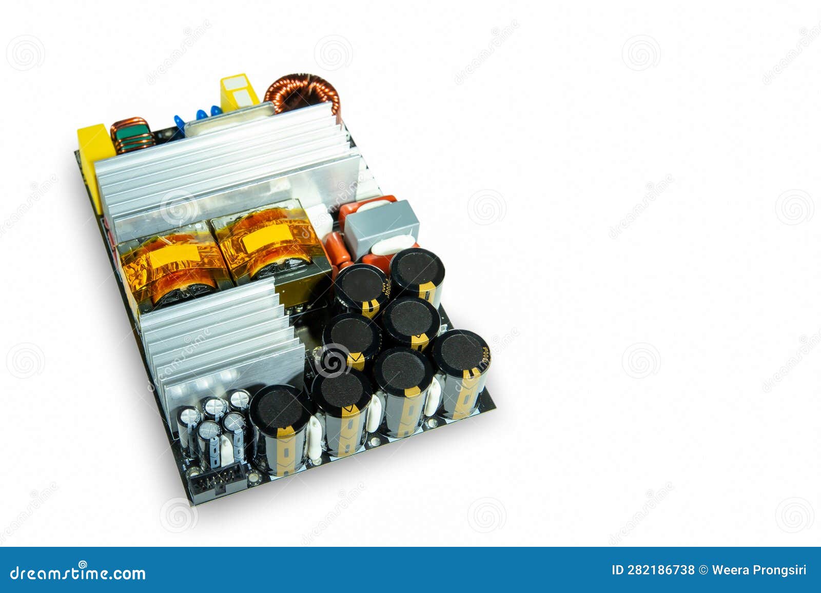 Capacitor, Small, Computer Chip, Metal, Pattern Stock Photo ...