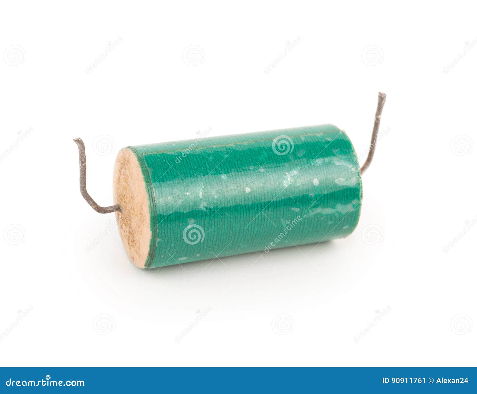 Capacitor on white stock image. Image of ceramic, capacitor - 90911761
