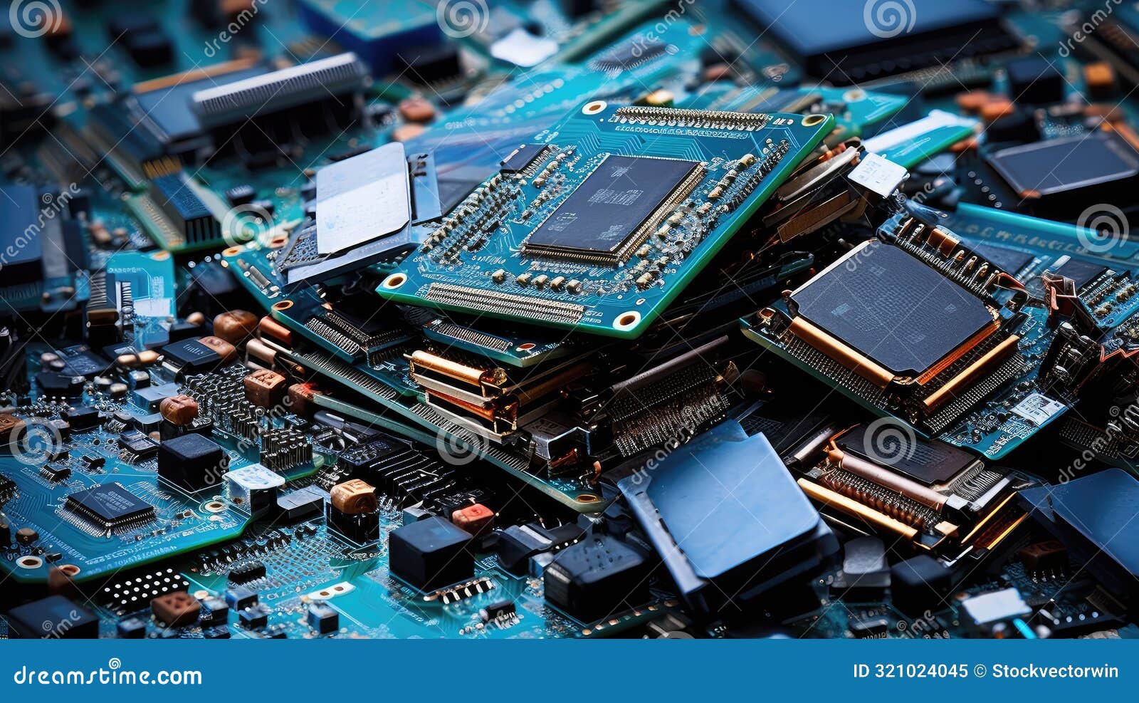 Capacitors equipment parts stock illustration. Illustration of ...