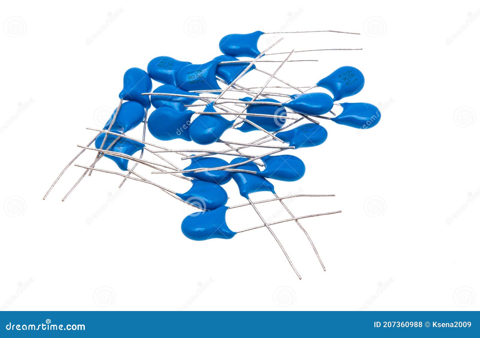 Capacitors Electronics Isolated Stock Photo - Image of device, computer ...