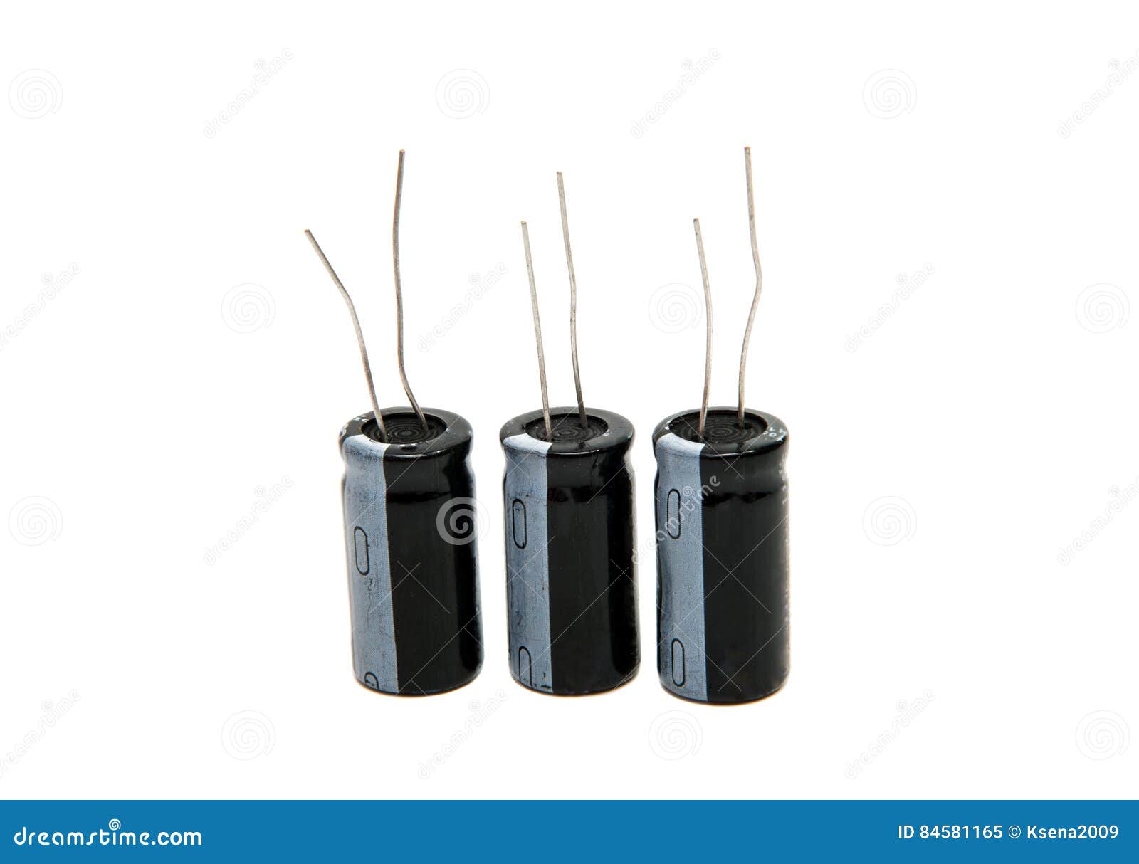 Capacitors isolated stock image. Image of light, electrical - 84581165