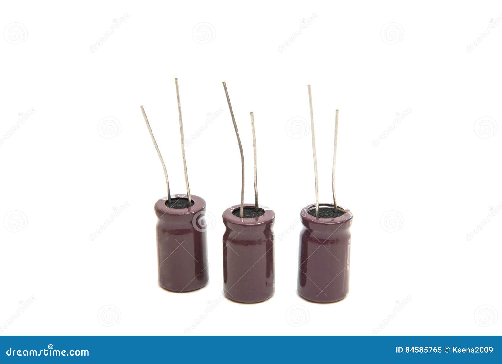 Capacitors isolated stock image. Image of steel, electrolytestock ...