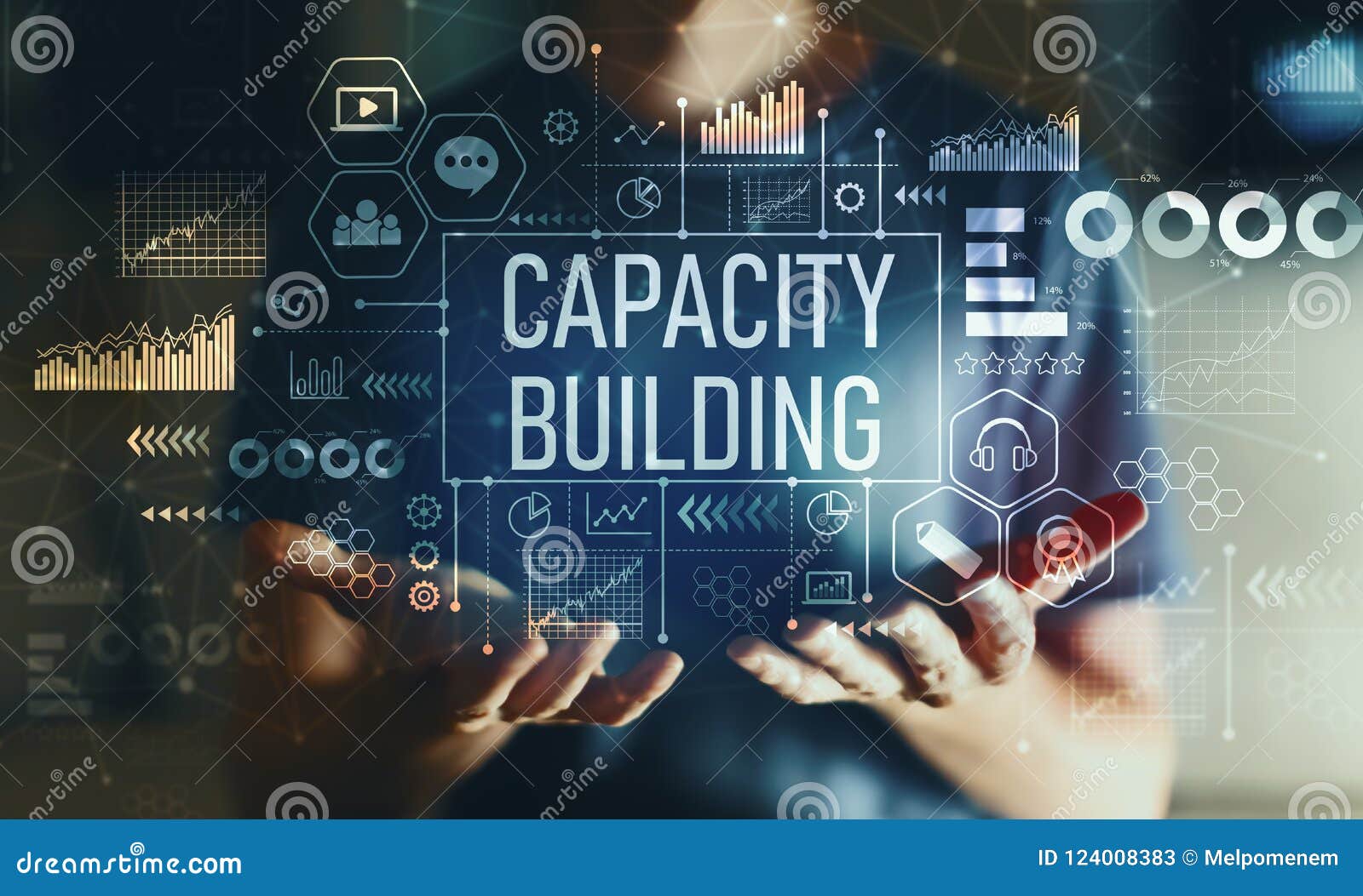 Capacity building with man stock image. Image of diagrams - 124008383