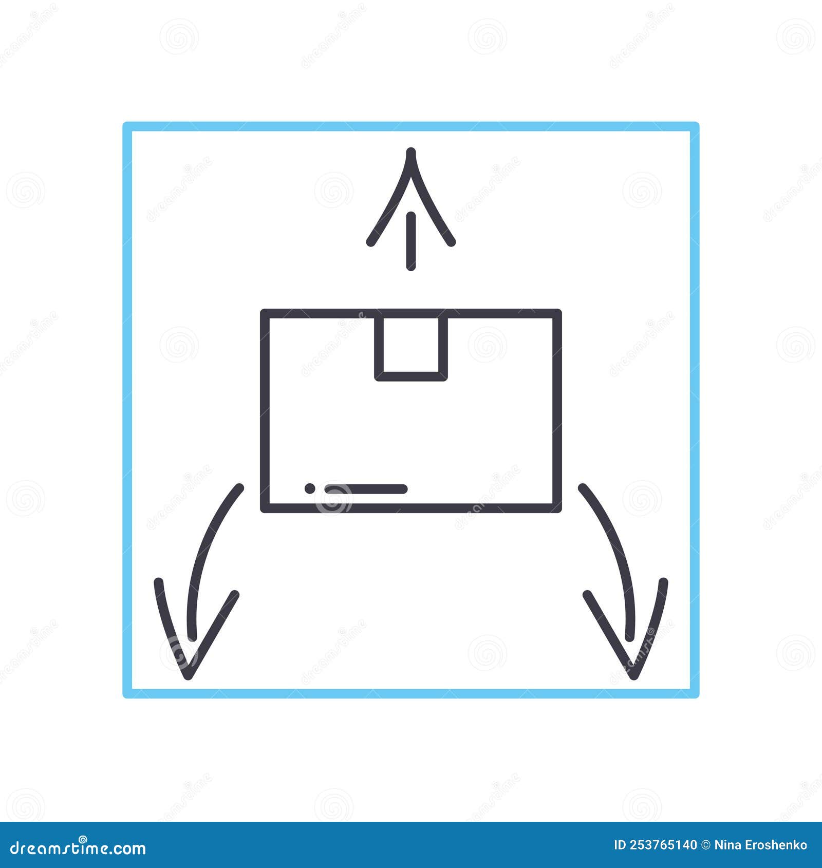 Capacity Line Icon, Outline Symbol, Vector Illustration, Concept Sign ...