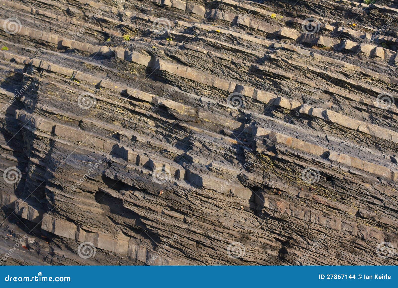 Capas De La Roca Sedimentaria Foto de archivo - Imagen de tierra, capa ...