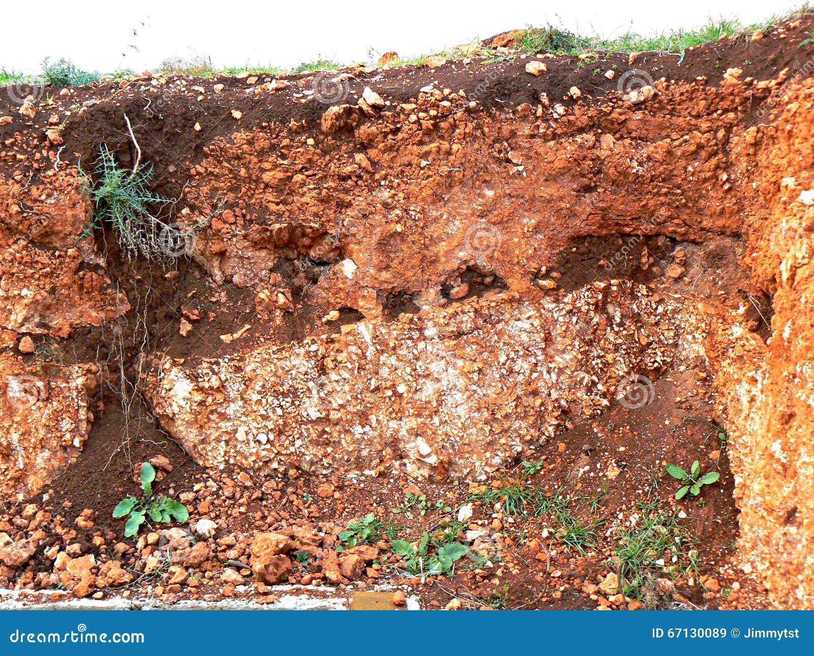 Capas del suelo imagen de archivo. Imagen de expuesto - 67130089