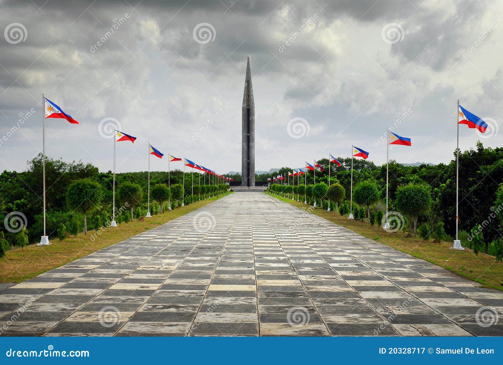 Capaz War Memorial stock image. Image of landscape, flags - 20328717