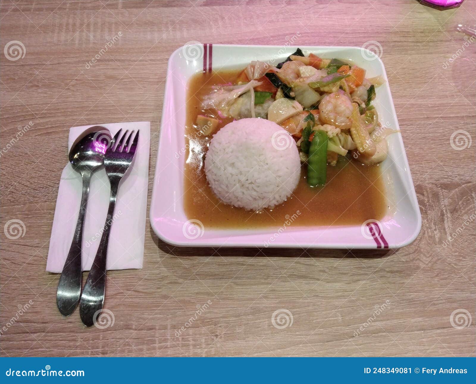 CapCay Indonesian Food stock image. Image of seafood - 248349081