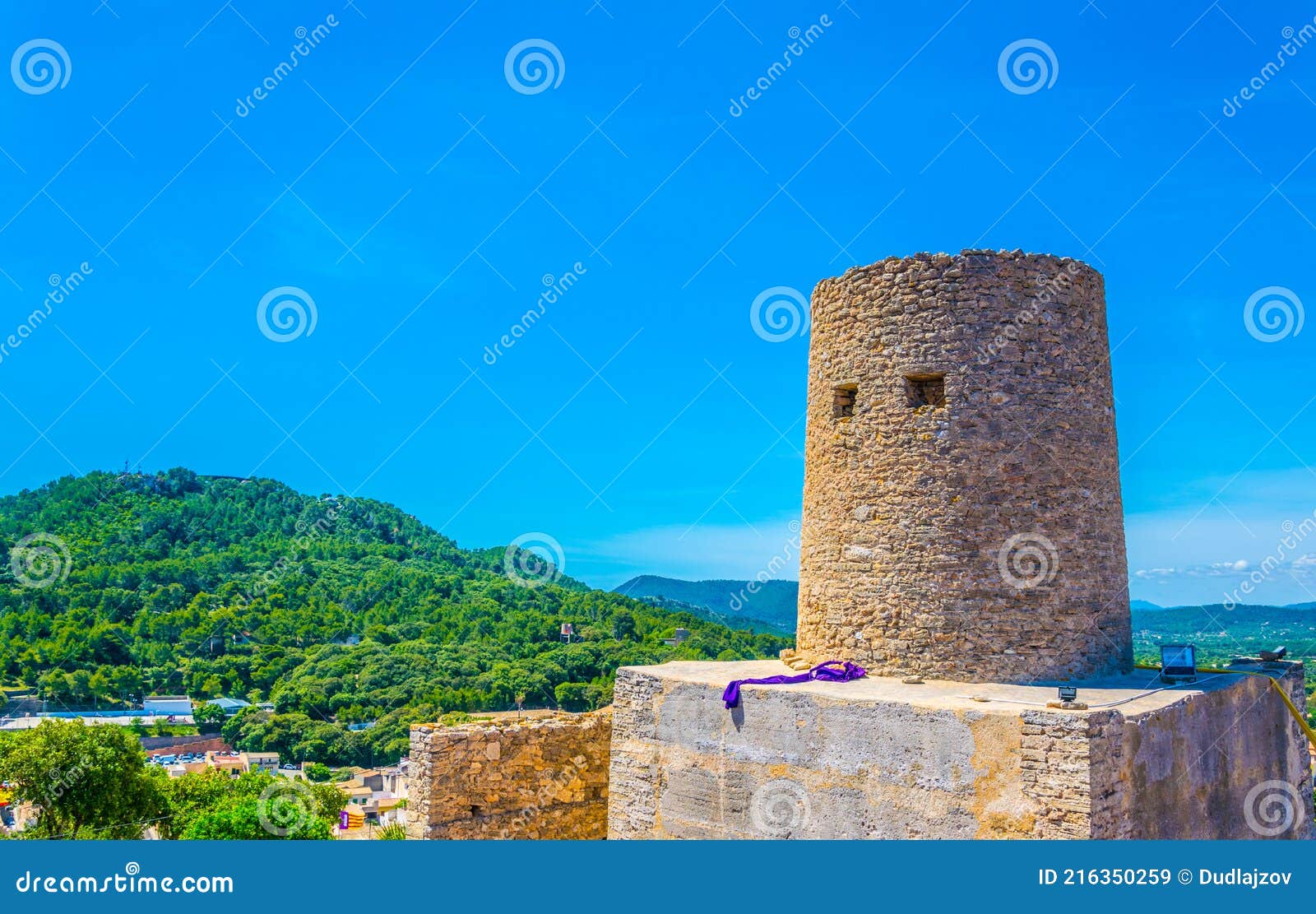 Capdepera Castle, Mallorca, Spain Stock Image - Image of capdepera ...