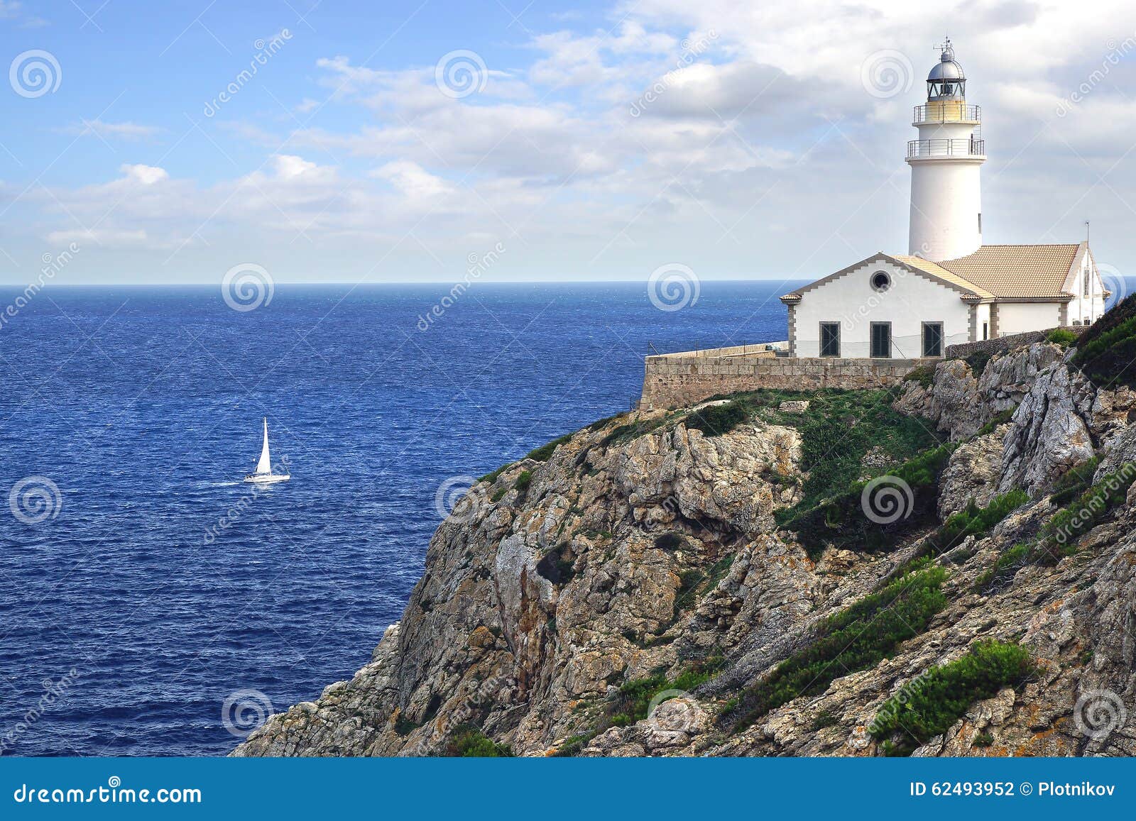 Capdepera Lighthouse, Mallorca Stock Photo - Image of cliff, cape: 62493952