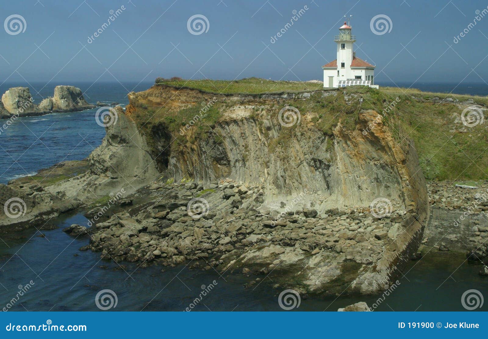 Cape Arago Lighthouse stock photo. Image of landmark, historical - 191900