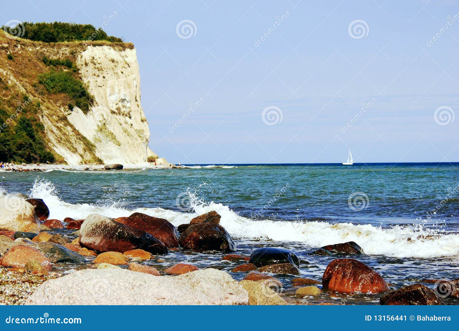 Cape Arkona stock image. Image of blue, lonely, horizontal - 13156441