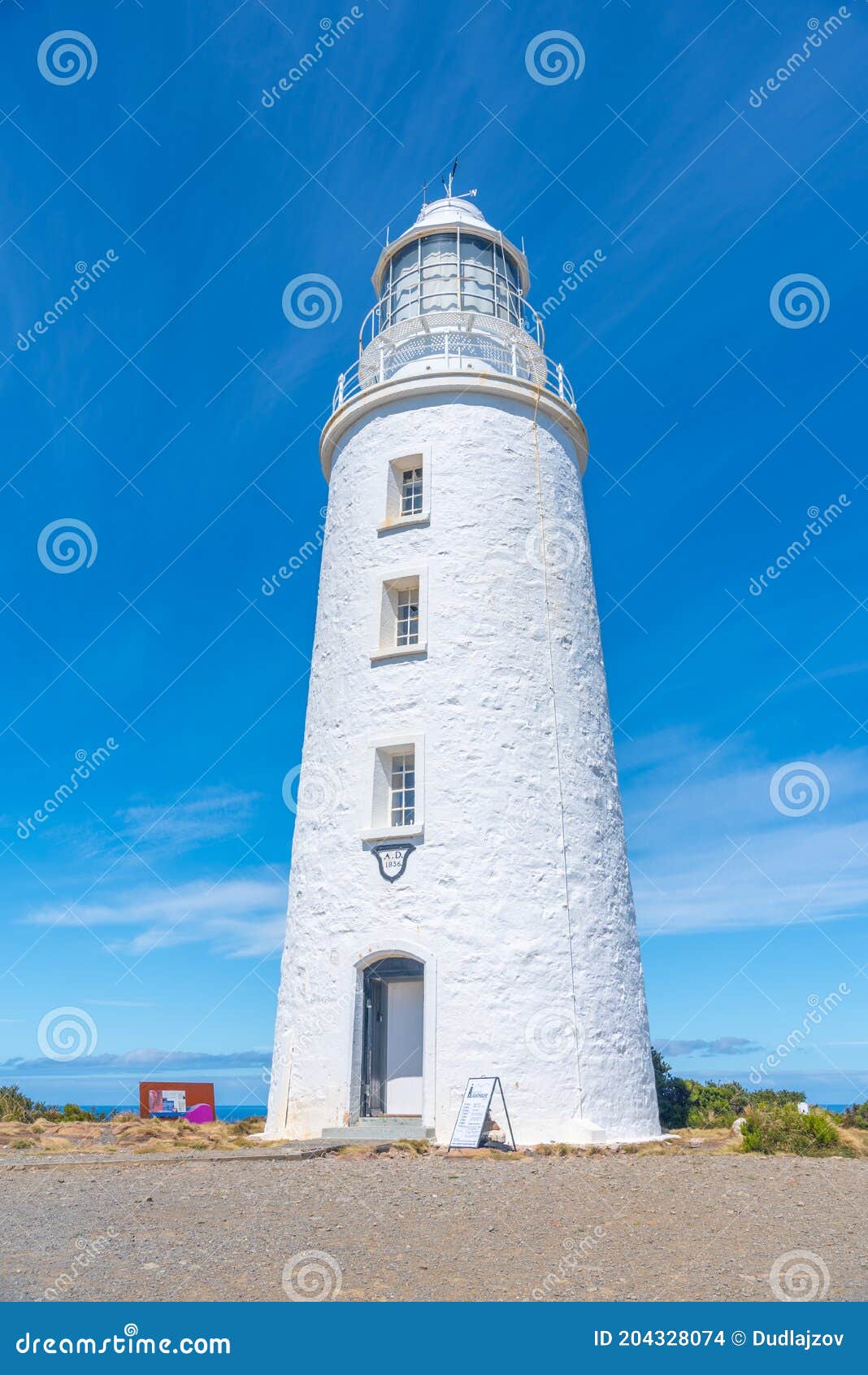 Cape Bruny Lighthouse in Tasmania, Australia Stock Photo - Image of ...