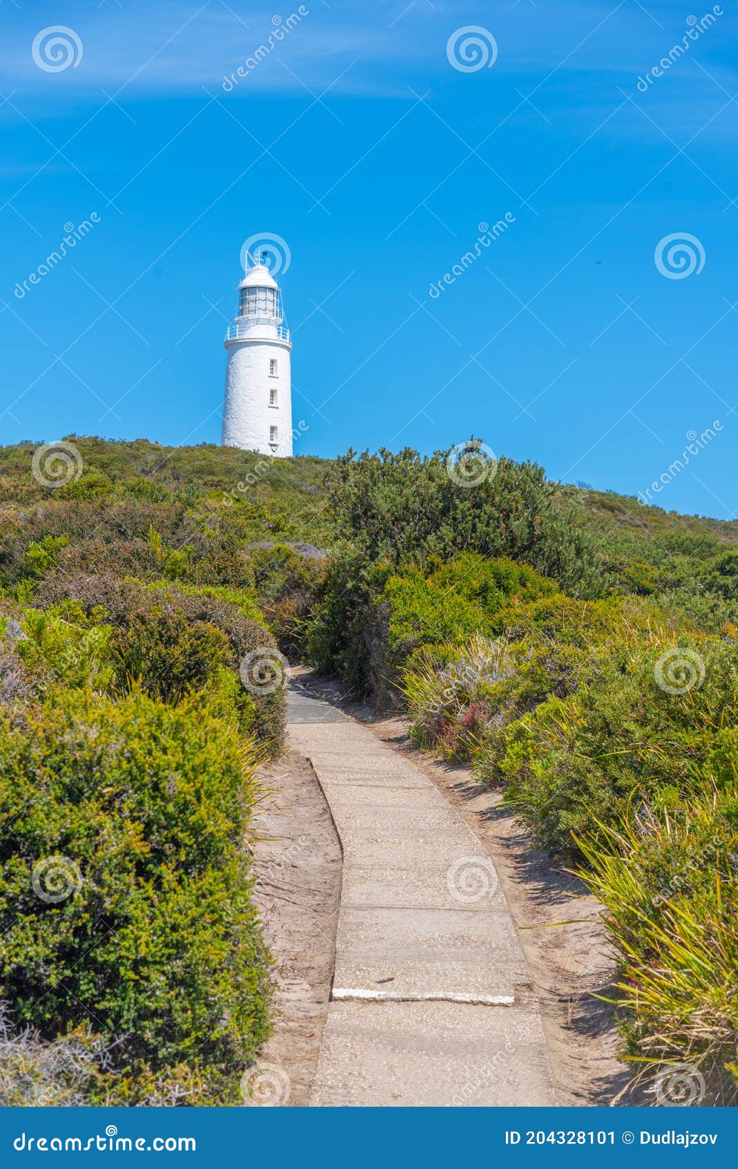 Cape Bruny Lighthouse in Tasmania, Australia Stock Image - Image of ...