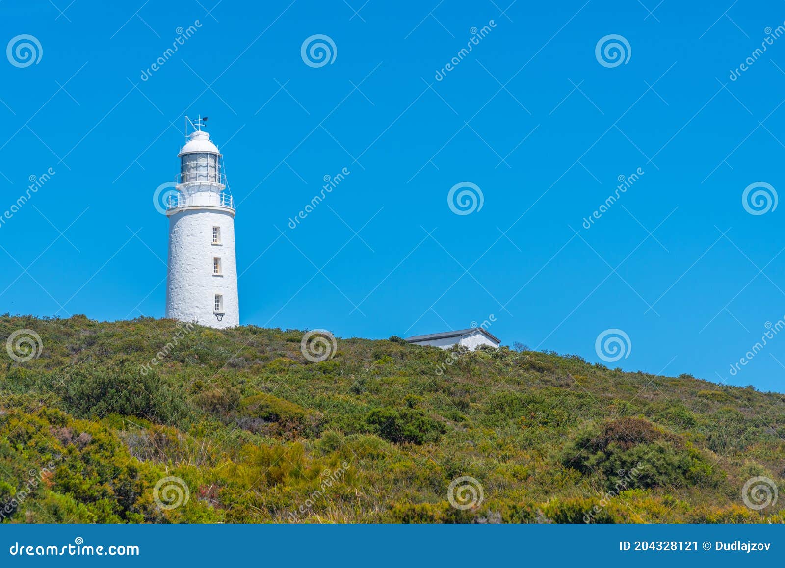 Cape Bruny Lighthouse in Tasmania, Australia Stock Image - Image of ...