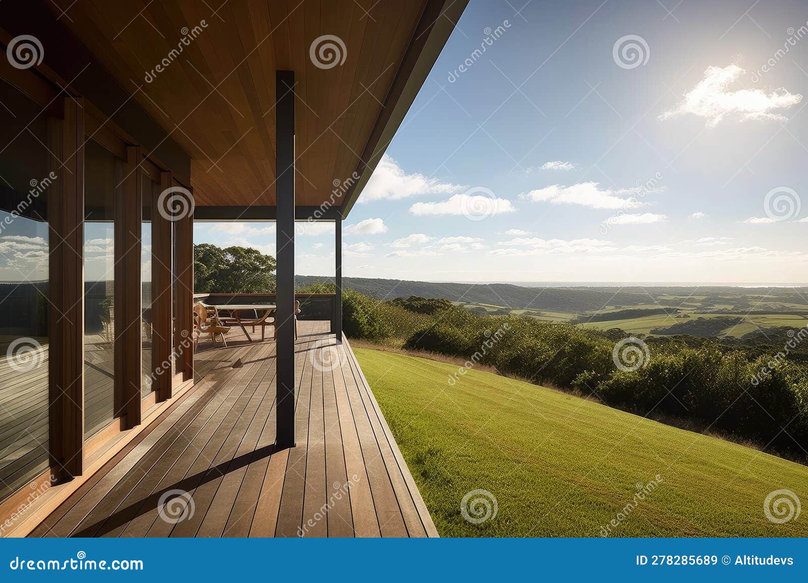 Sweeping View Of A Spacious, Sunlit Indoor Dome Stadium Dedicated To ...