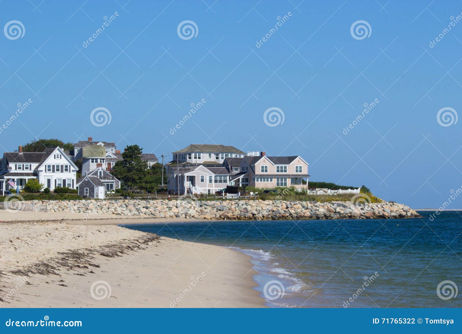 The cape Cod, MA, USA stock photo. Image of rural, boat - 71765322