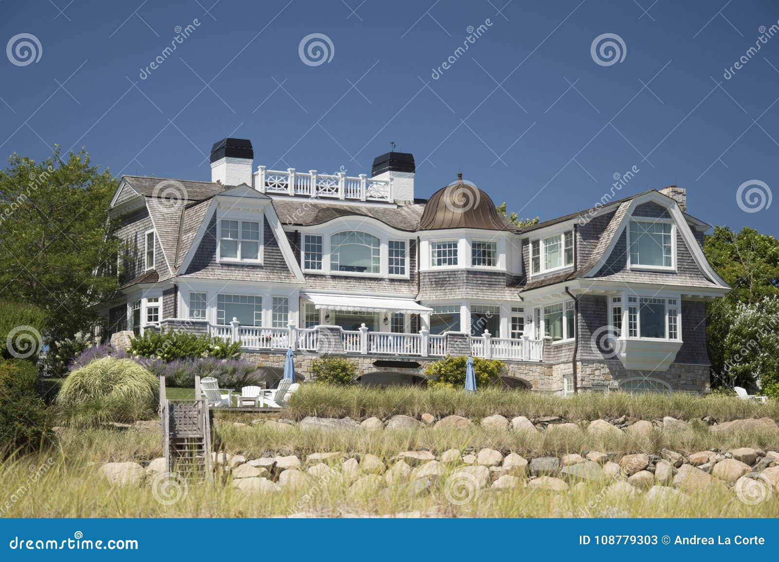 Cape Cod Home stock image. Image of summer, ocean, time - 108779303
