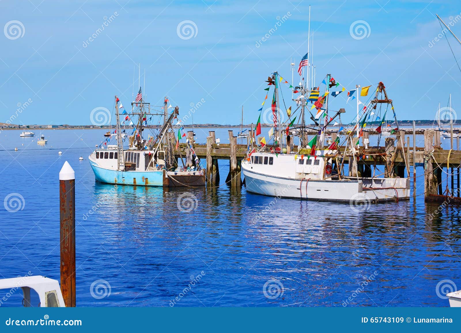 Cape Cod Provincetown Port Massachusetts US Stock Image - Image of ...