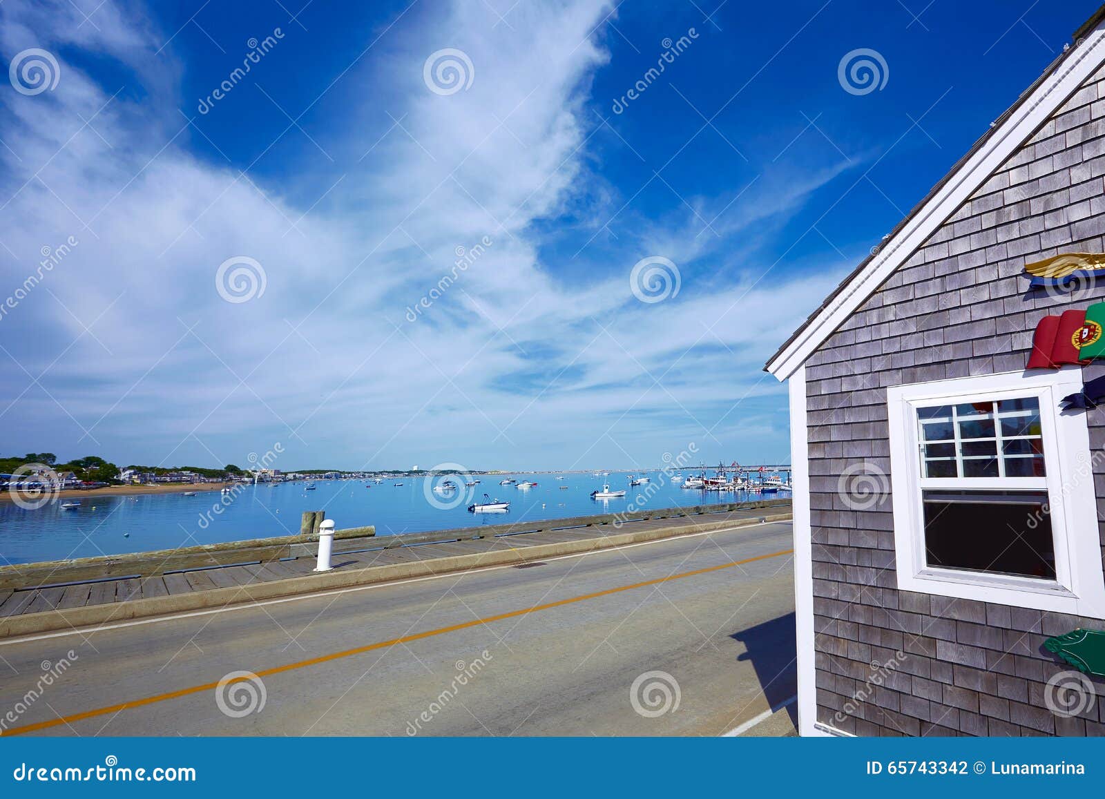 Cape Cod Provincetown Port Massachusetts US Stock Photo - Image of ...